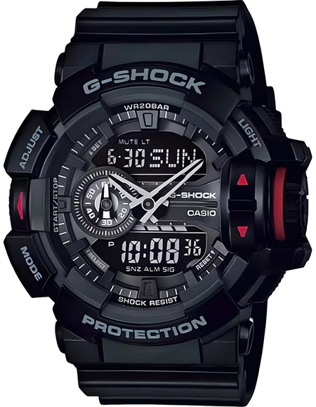 Shop G-shock Watch for Men's Analog & Digital Black Dial Watches Online Kuwait - GA-400-1B ...