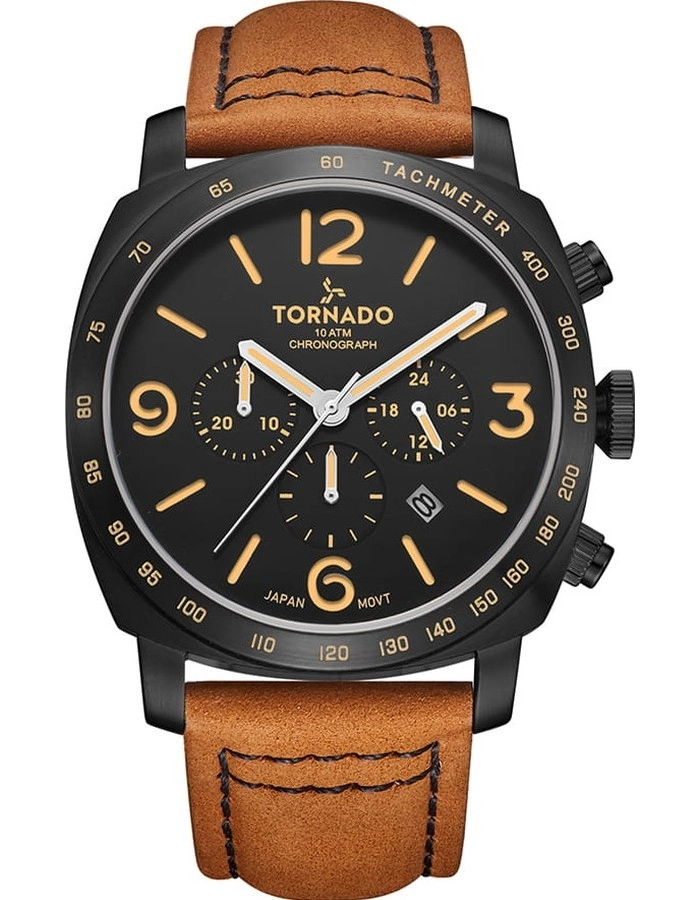 Buy Tornado Lumina Chronosphere Men's Green dial Chronograph watch ...