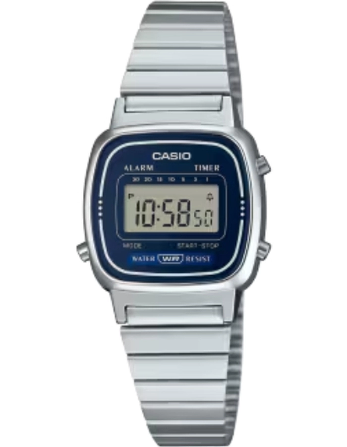Shop Casio Women's Digital Blue Dial Watch - LA-670WA-2D | Time House ...