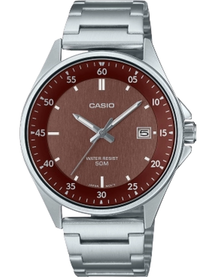 Buy Casio Watches Online Ksa, Men's Analog Brown Dial Watch - MTP-E705D ...