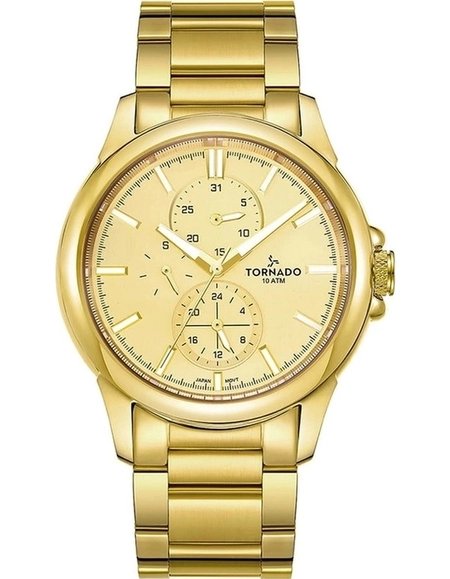 Buy Tornado Celestia Elite Men's Green dial Multi Function watch - T6107-SBSH